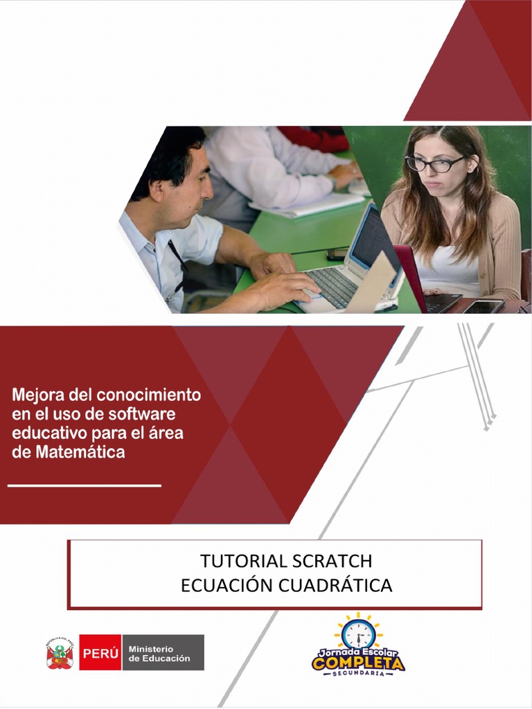 3.tutorial Scratch - Ecuacion Cuadratica | PDF | Ecuación cuadrática | Scratch (lenguaje de ...