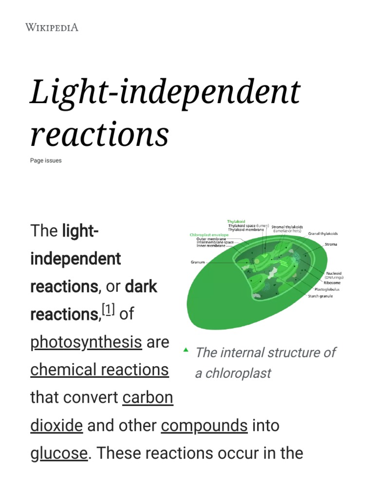 Light Independent | Download Free PDF | Biochemistry | Chemistry