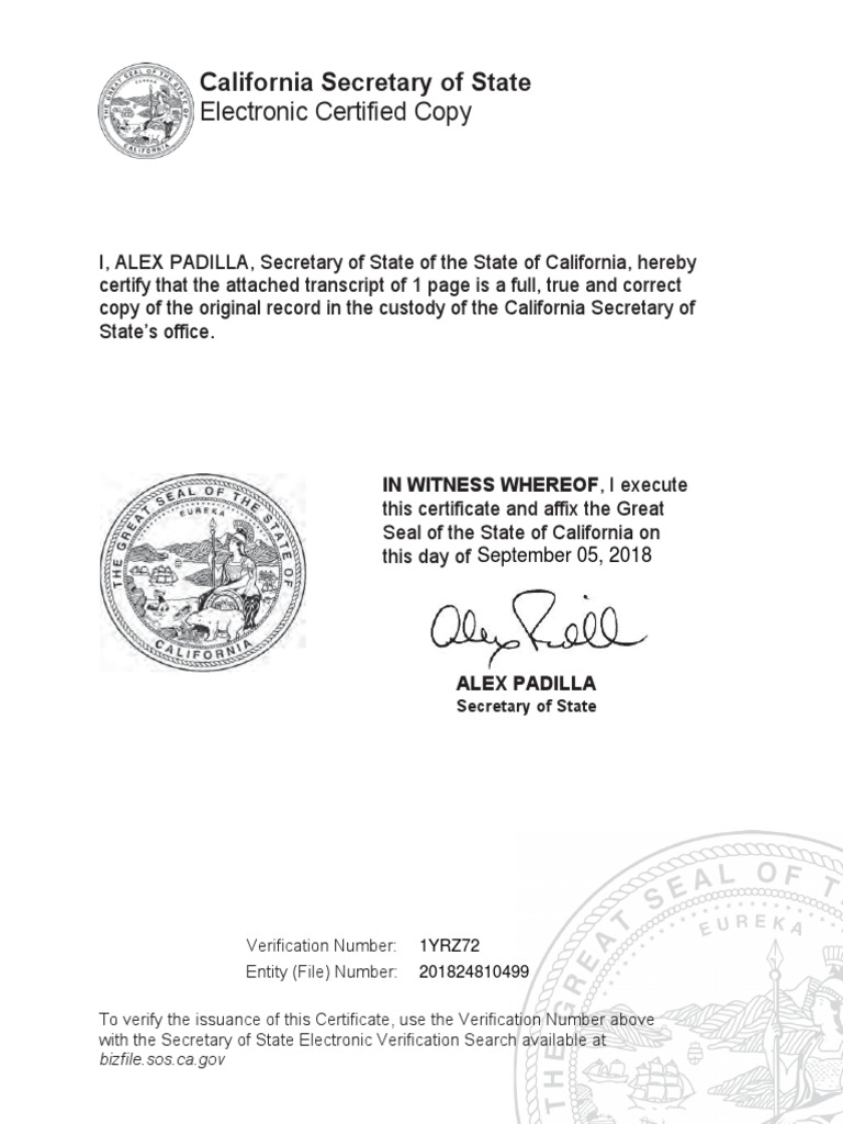 2018-09-05 DOC Re Articles of Incorporation (DSJ Real Estate Holdings ...