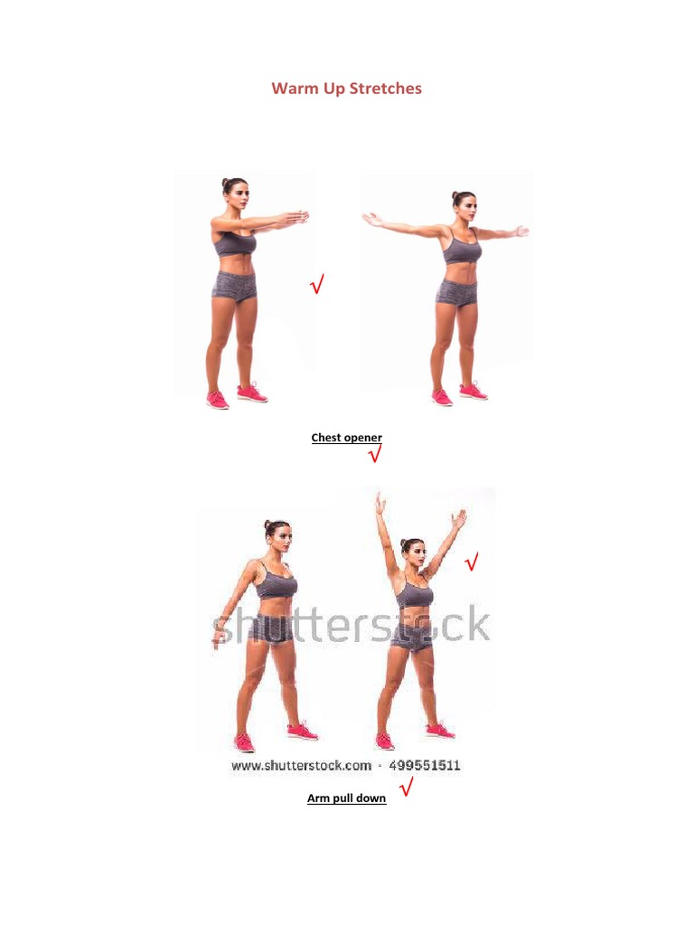 Warm Up Stretches: Chest Opener | PDF