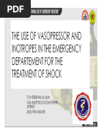 ICU One Pager Vasopressors | PDF | Shock (Circulatory) | Intravenous ...
