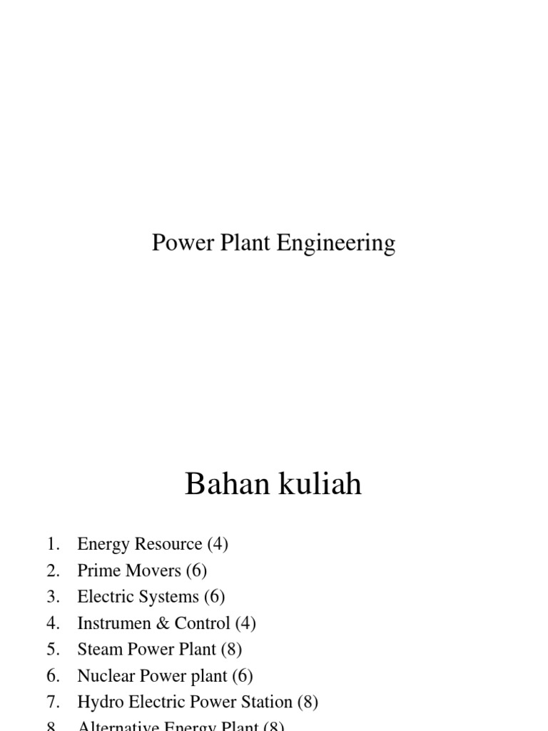 Power Plant Engineering | PDF