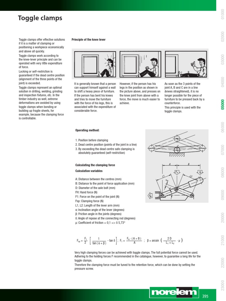 Technical Information For Toggle Clamps en | PDF | Industrial Processes ...