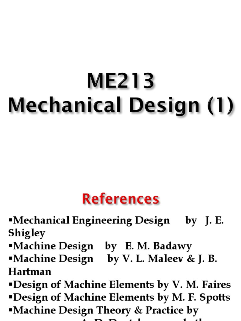 Mechanical Design | PDF | Yield (Engineering) | Strength Of Materials