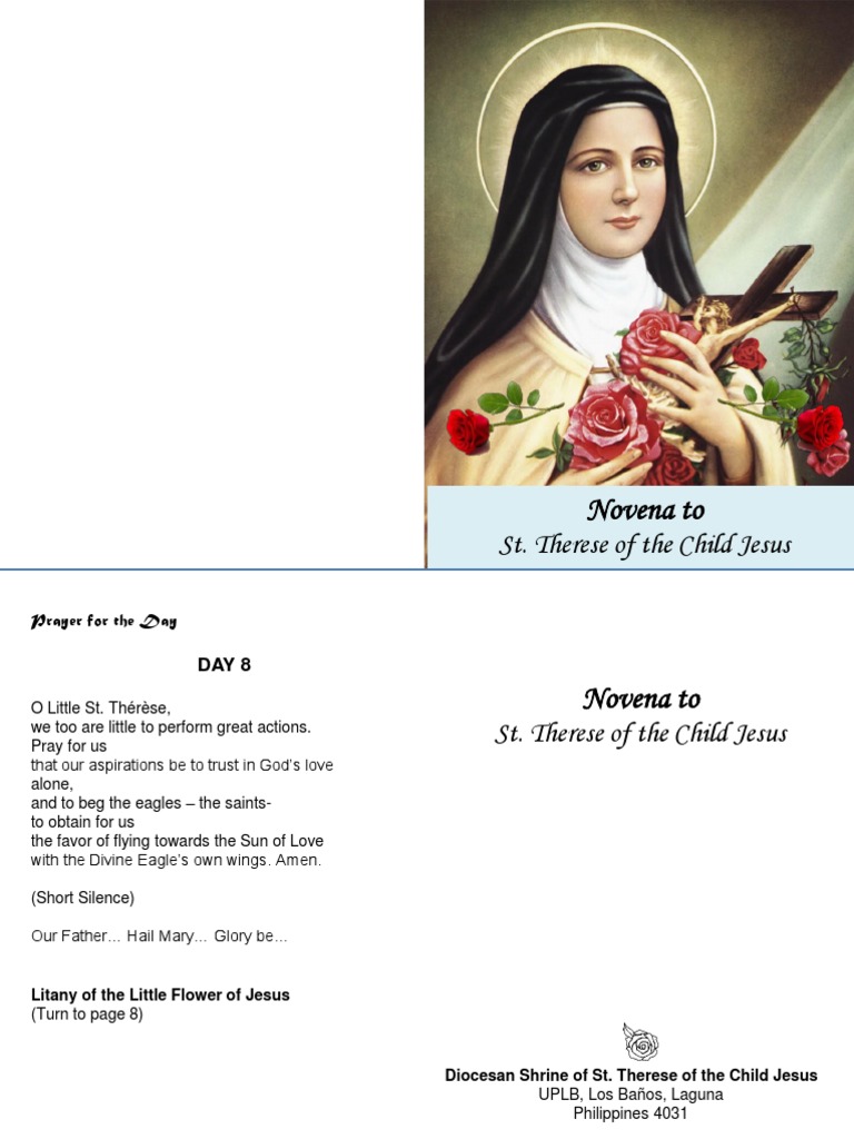 Novena To St. Therese1 | PDF | Lord's Prayer | Mercy