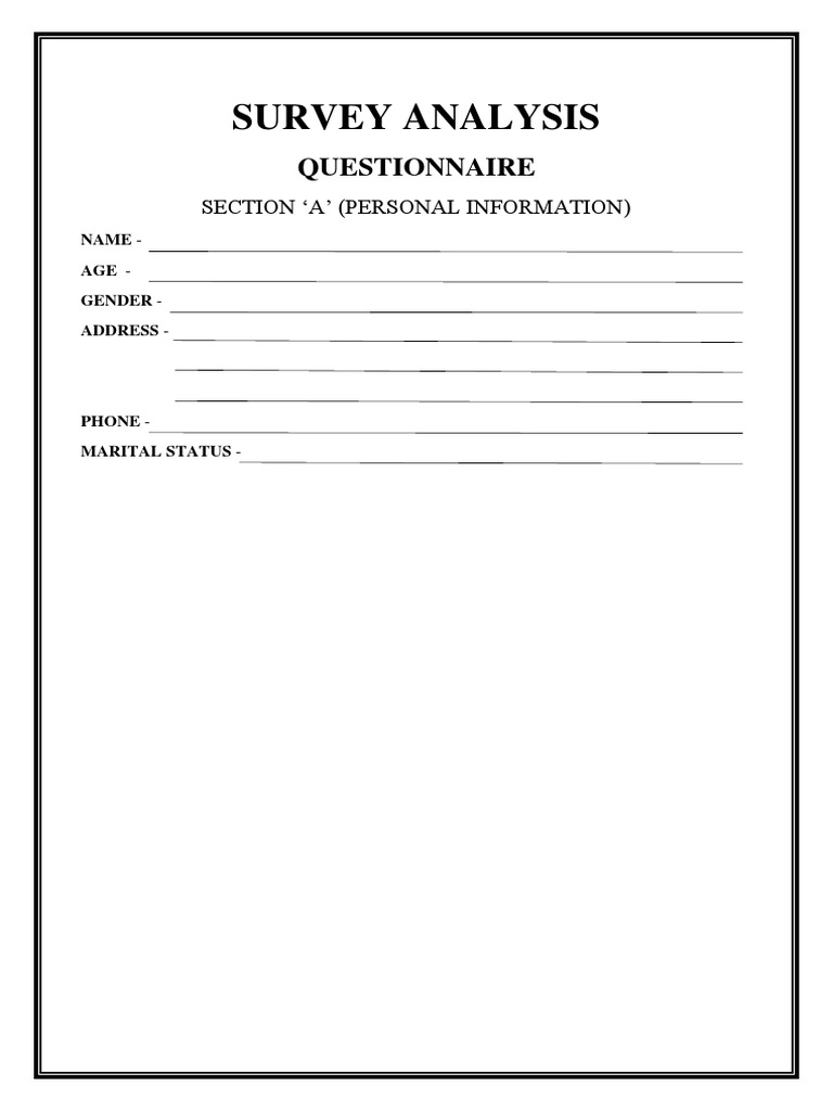 Survey Analysis | PDF