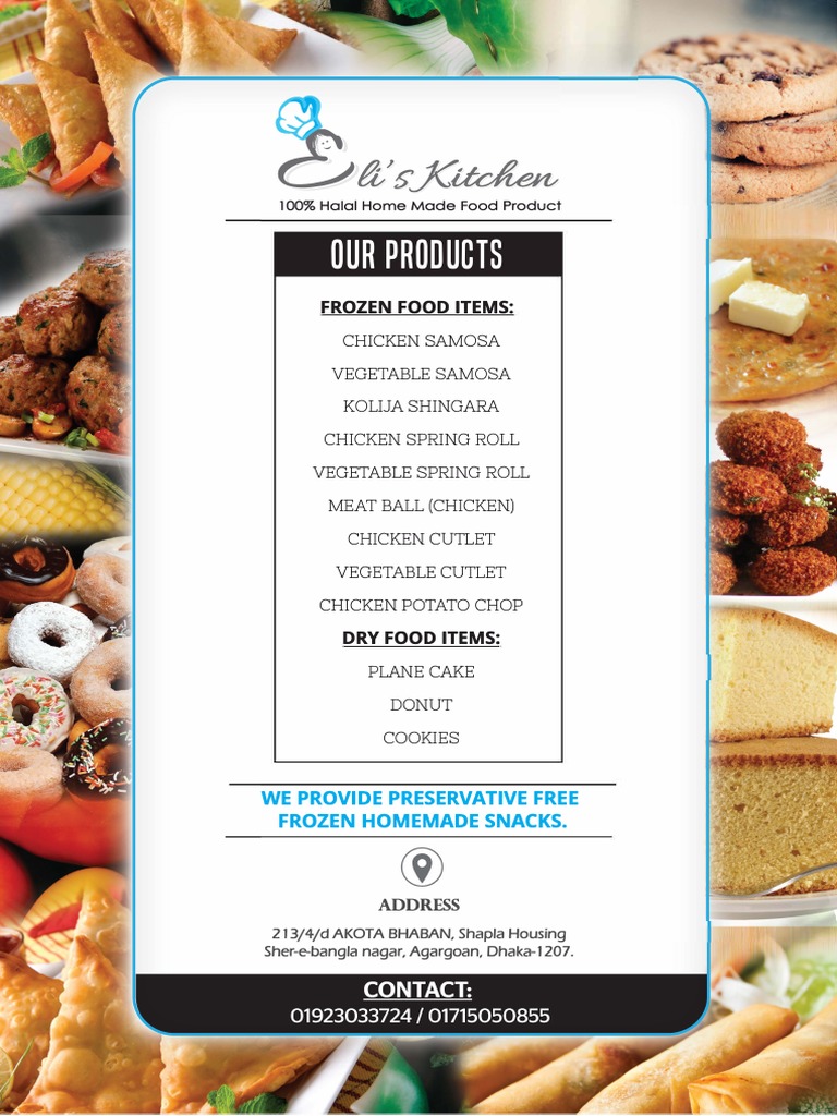 Elis Kitchen Food Menu | PDF | Curry | Lunch