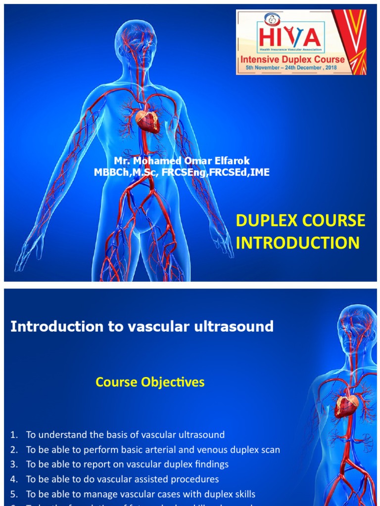 Duplex Course: Mr. Mohamed Omar Elfarok MBBCH, M.SC, Frcseng, Frcsed ...