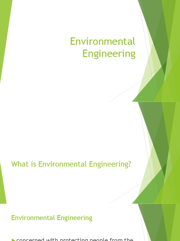 Environmental Engineering | PDF | Environmental Engineering | Sewage ...
