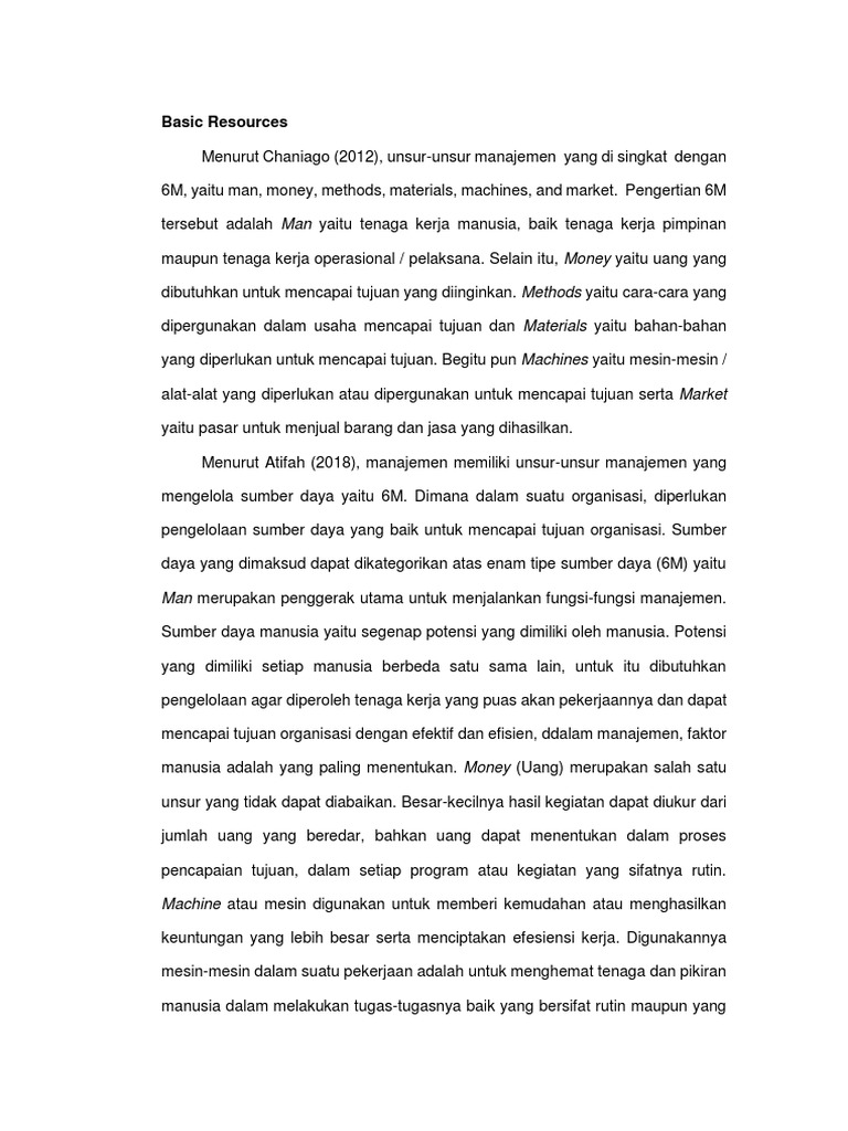 Basic Resources | PDF