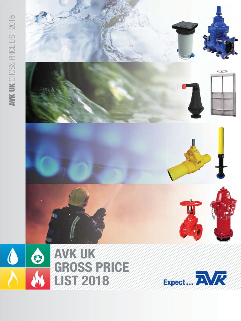 Avk Uk GPL 2018 9MB | PDF | Pipe (Fluid Conveyance) | Valve