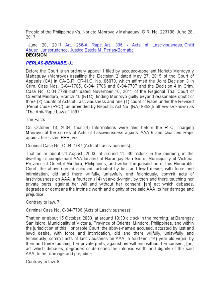 Cases | PDF | Rape | Crime & Violence