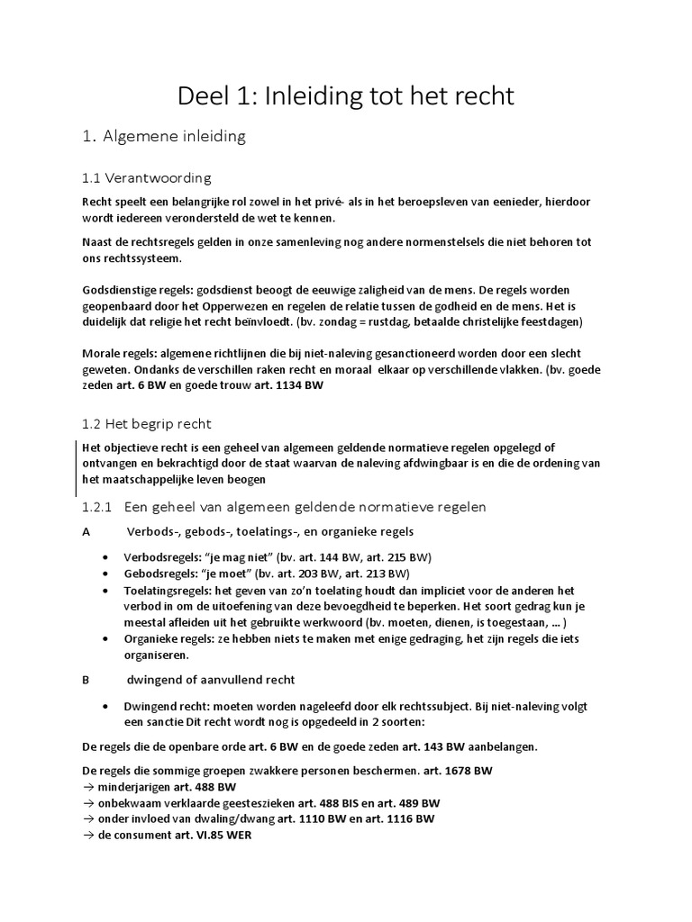 Samenvatting Praktisch Burgerlijk Recht | PDF