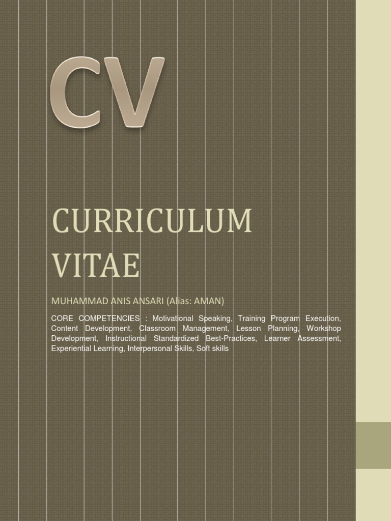 2018 Aman CV For PDP Faculty | PDF | Master Of Business Administration | Microsoft Windows