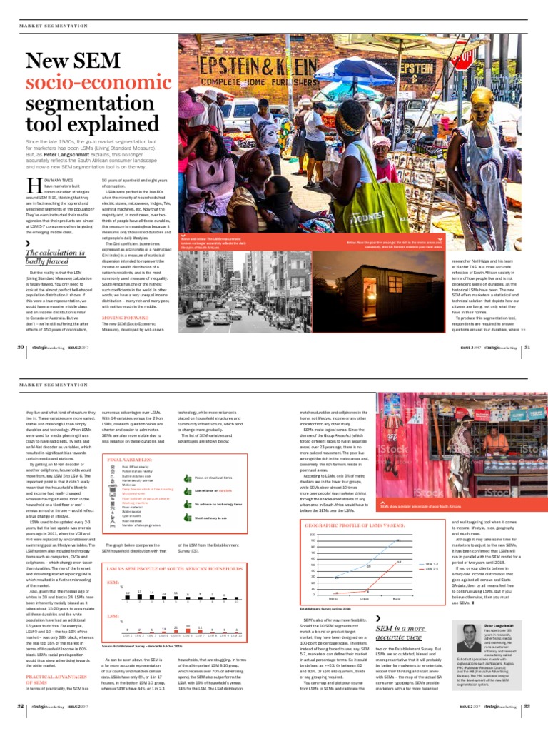 New SEM Socio Economic Segmentation Tool Explained | PDF | Gini ...