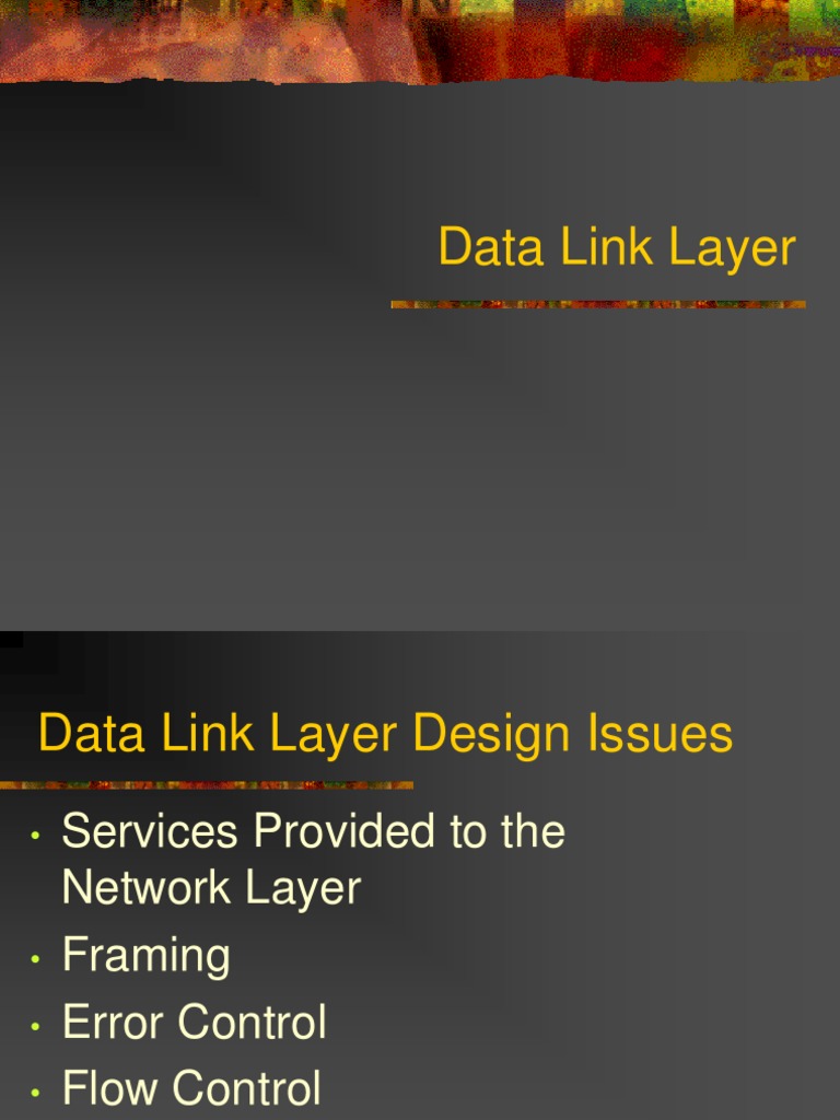 Data Link Layer | PDF | Transmission Control Protocol | Computer Network