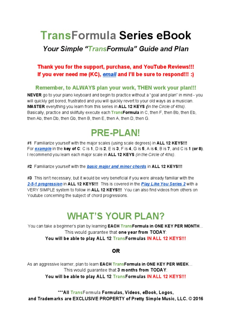 TransFormula Series Ebook PDF | PDF | Chord (Music) | Scale (Music)