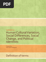 Human Biological and Cultural Evolution: Lesson | PDF | Homo | Human