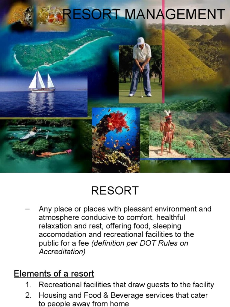 Resort Planning | PDF | Resort | Tourism