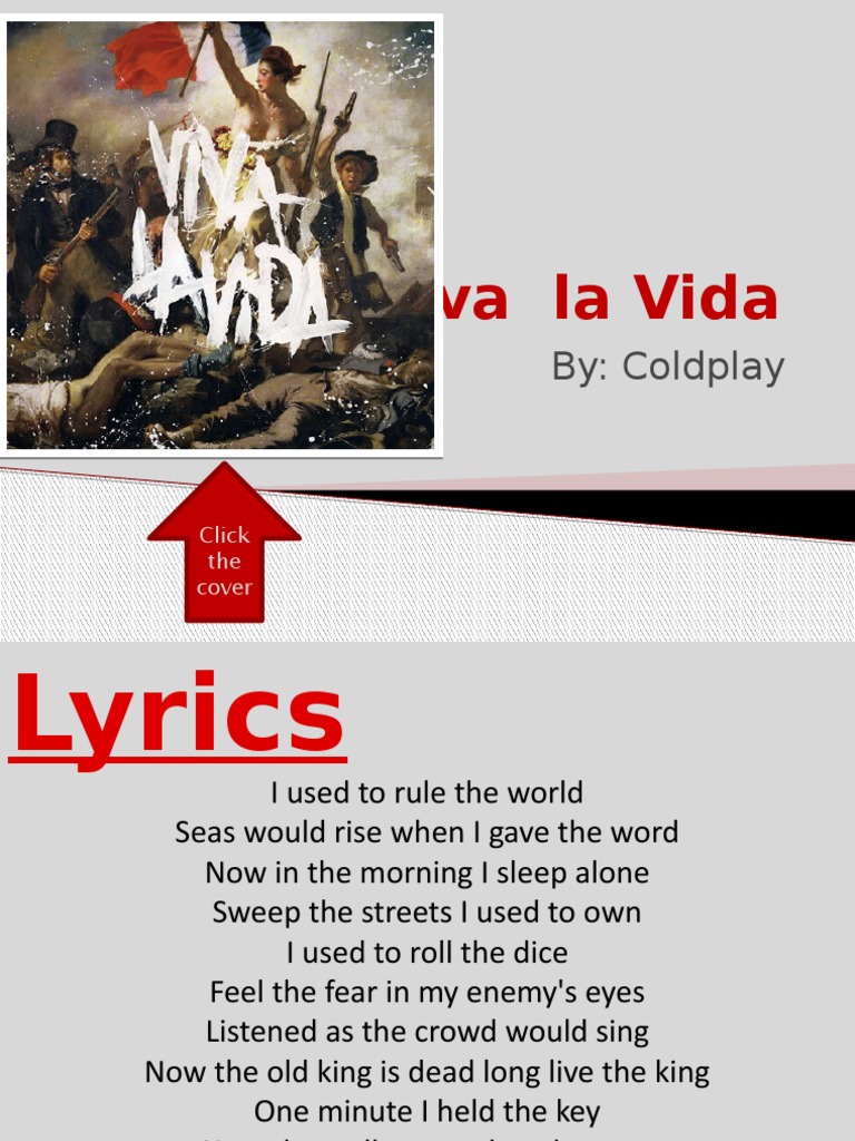 Viva La Vida: By: Coldplay | PDF | Leisure | Entertainment (General)