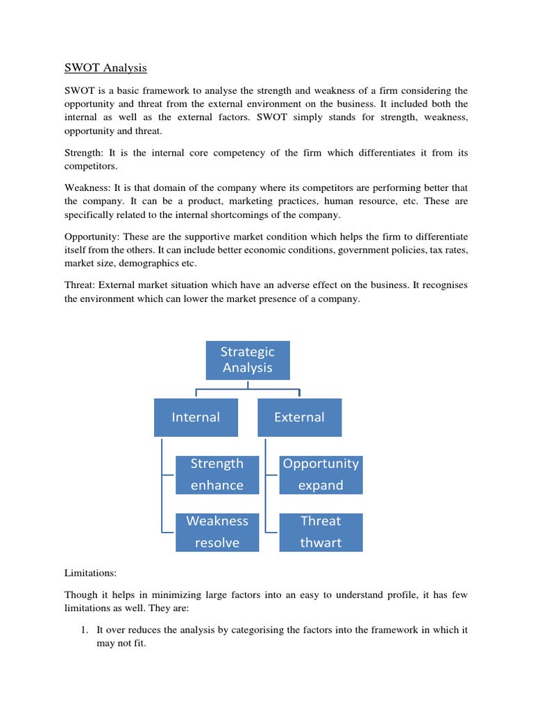 Strategic Framework | PDF | Swot Analysis | Economies