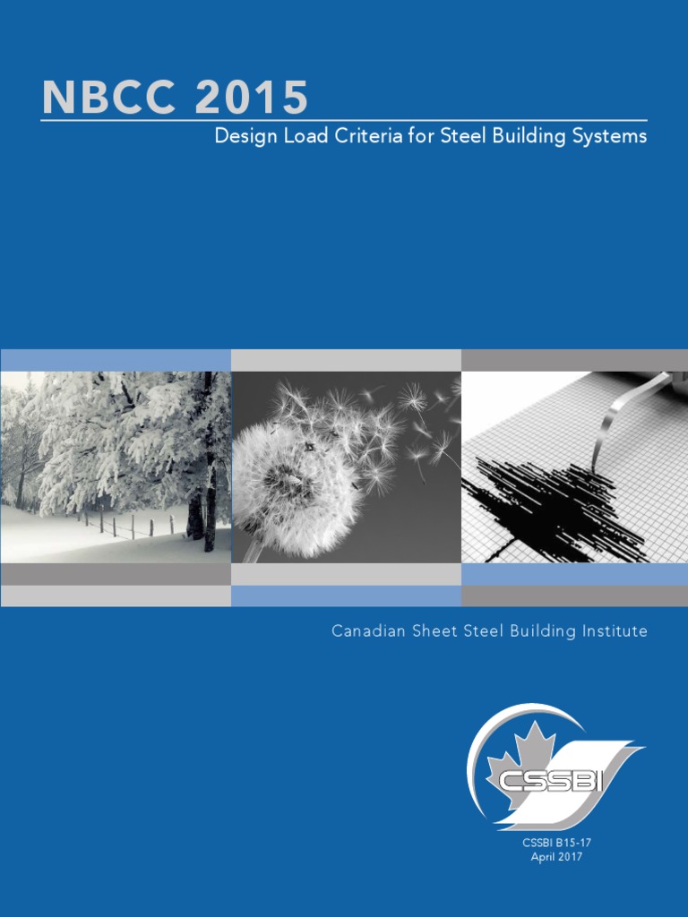 NBCC 2015: Design Load Criteria For Steel Building Systems | PDF | Snow ...