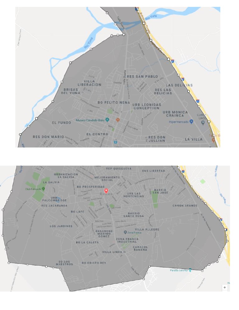 Mapa de Bonao Sin Division | PDF