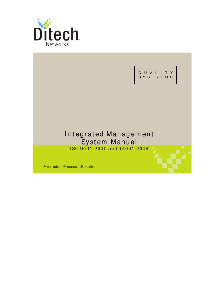 Integrated Management System Manual | PDF | Quality Management System ...
