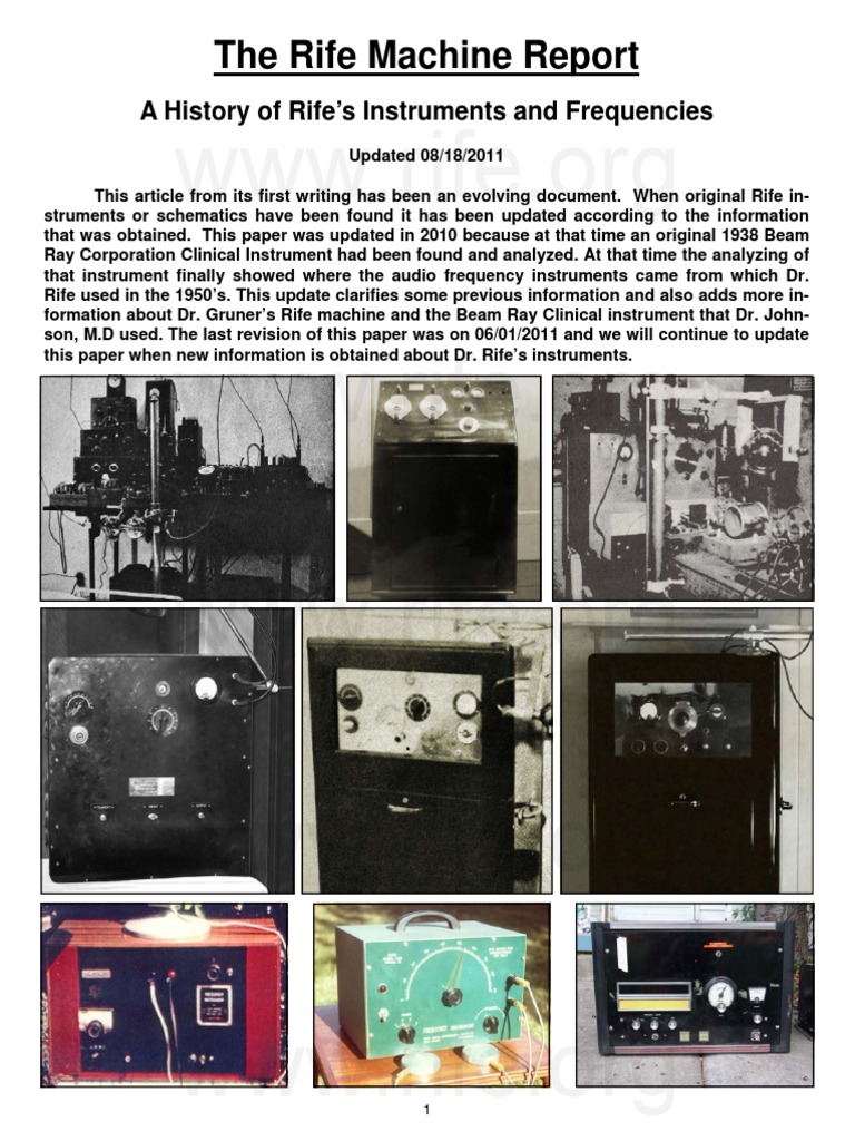 Rife Machines | Download Free PDF | Antenna (Radio) | Vacuum Tube