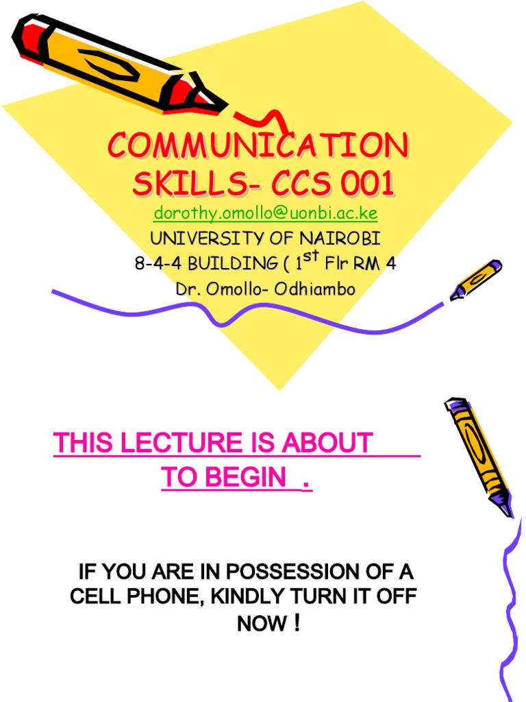 Effective Communication Skills Course | PDF | Communication ...