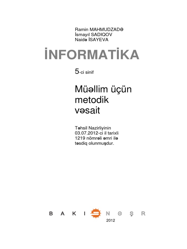 Inf 5 Az Muellim-Opt | PDF