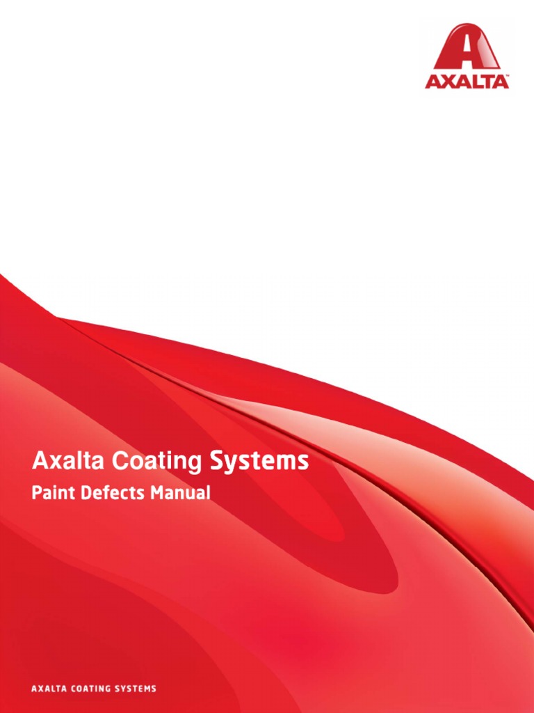 Axalta Paint Defects Manual | PDF | Paint | Industrial Processes