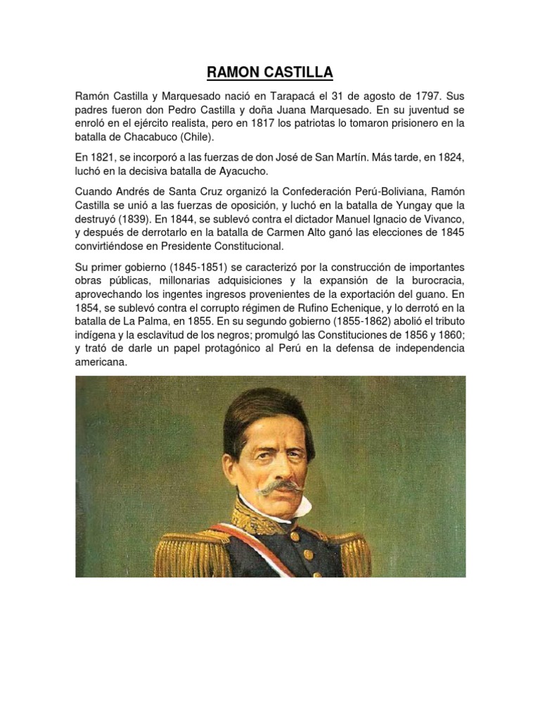 Ramon Castilla | PDF