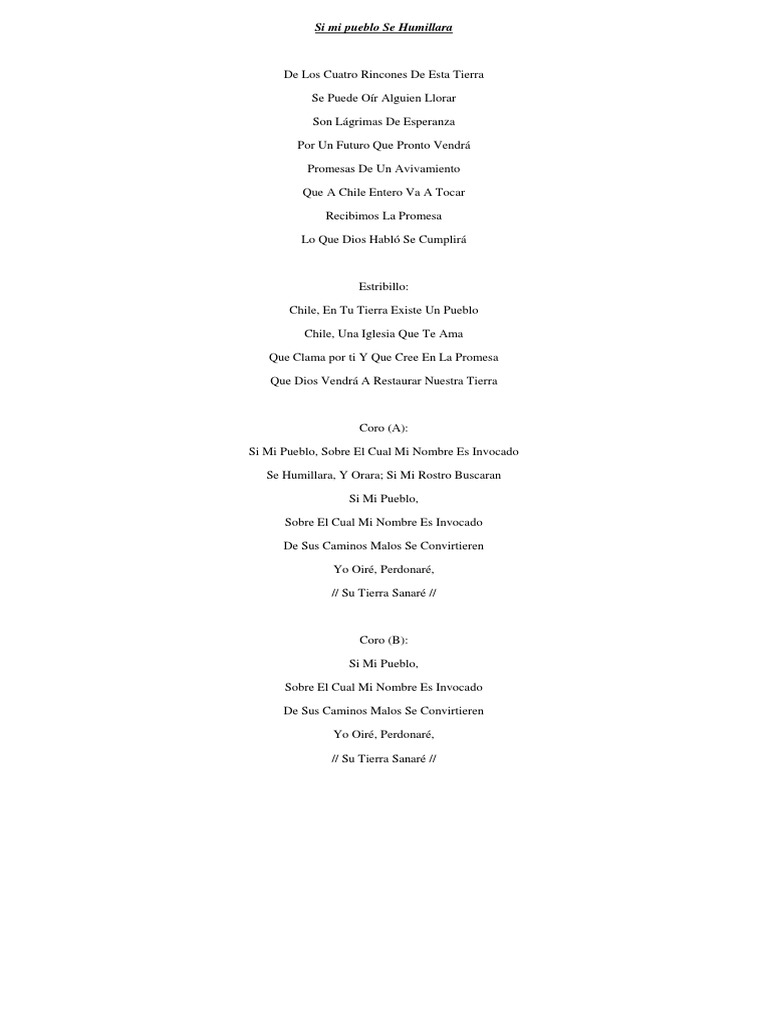 De Los Cuatro Rincones de Esta Tierra | PDF