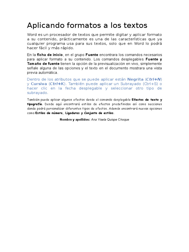 Pasos para Formatos de Texto, Versión 97-2003 | PDF