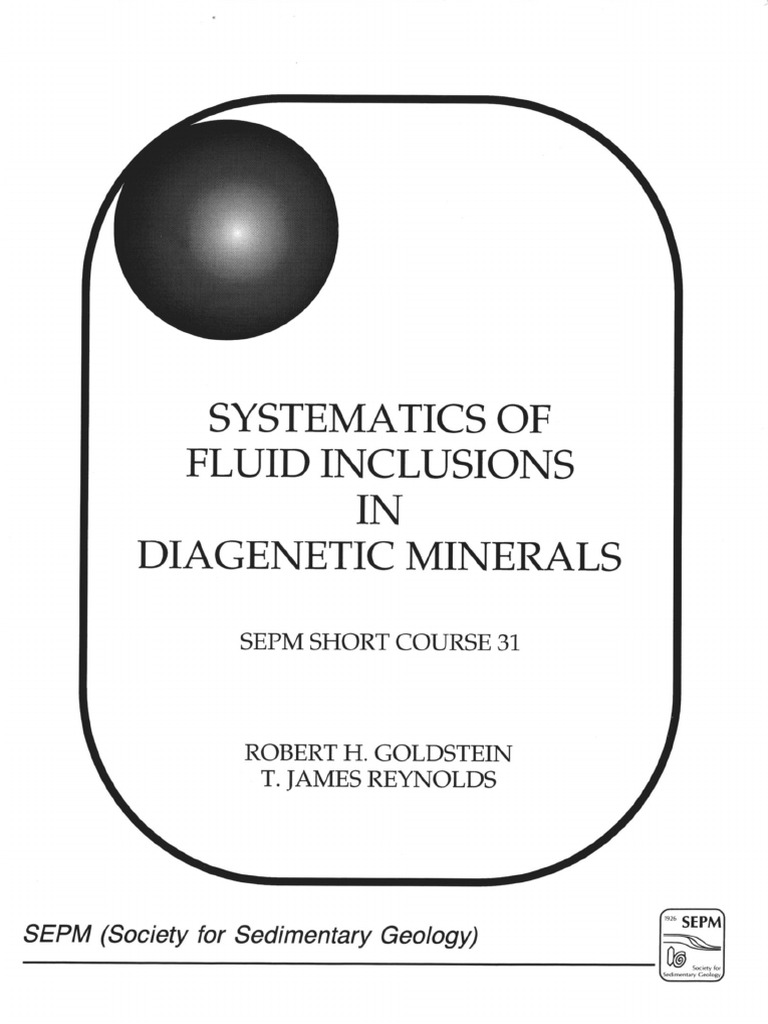 Systematics of Fluid Inclusions in Diagenetic Minerals | Download Free PDF | Geology | Geochemistry
