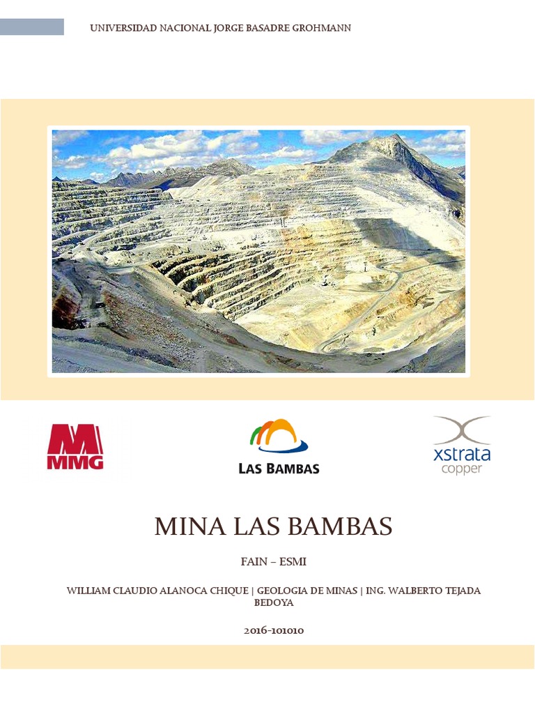 MINA LAS BAMBAS | Minería | Cobre