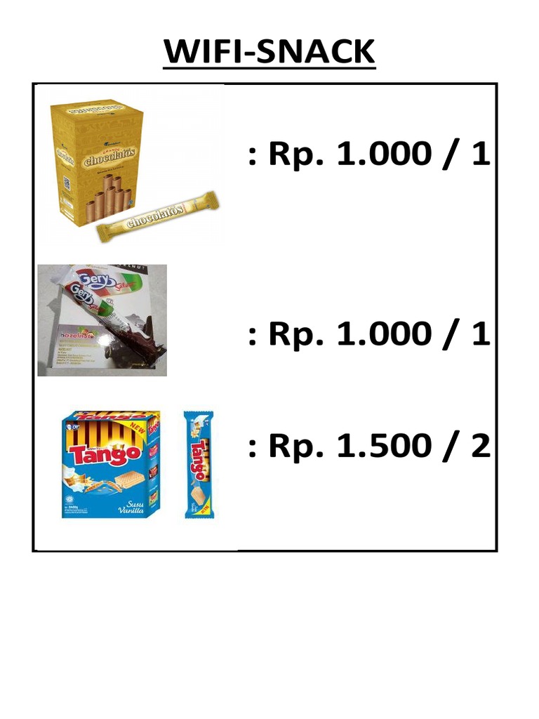 Snack Wifi | PDF