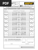 Badminton Match Score Sheet Template | PDF