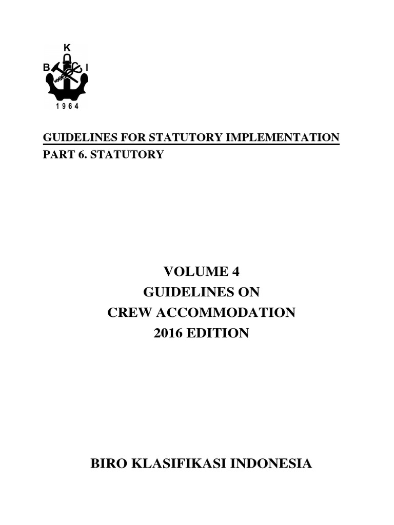 (Vol 4), 2016 Guidelines On Crew Accomodation, 2016 | PDF | Hvac | Bathroom