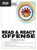 Read and React Offense Drills and Plays | PDF