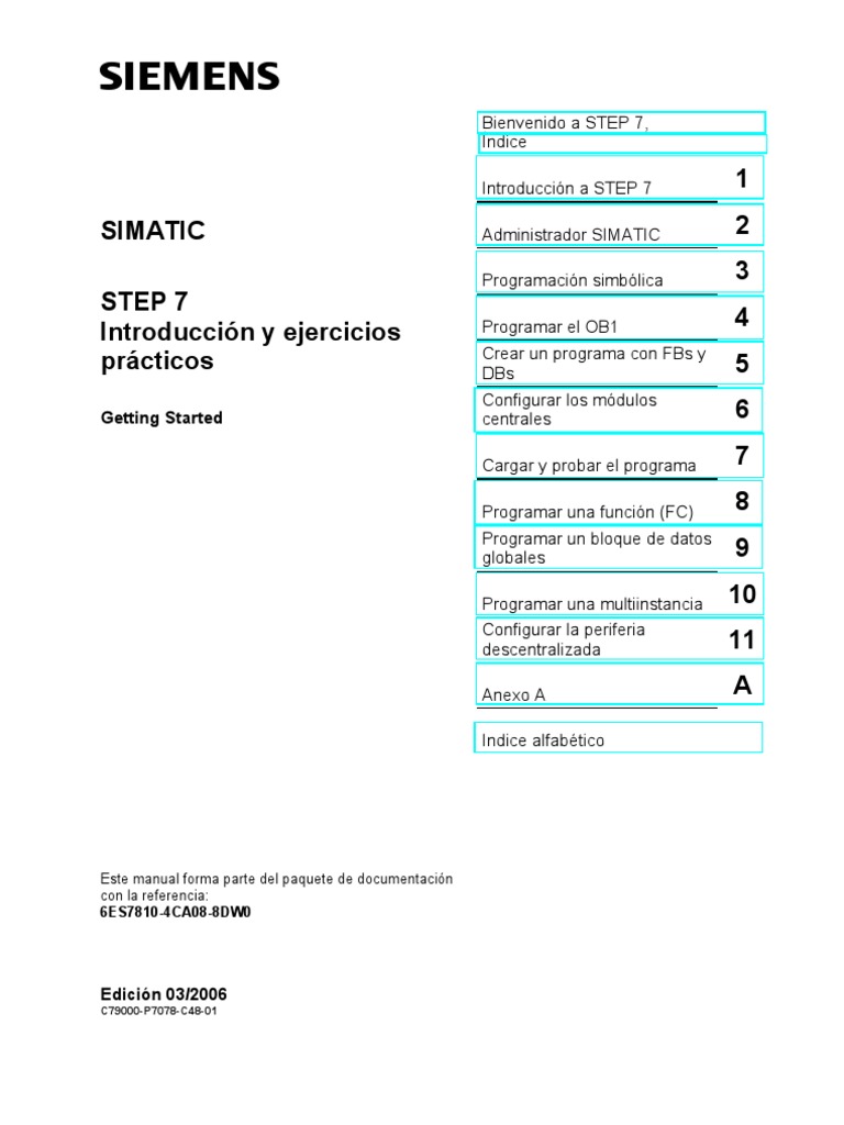 STEP 7 - Introducción a STEP 7 | PDF | Programa de computadora | Programación