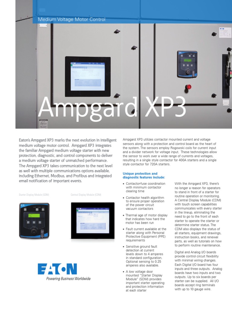 Ampgard XP: Medium Voltage Motor Control | Electrical Components ...