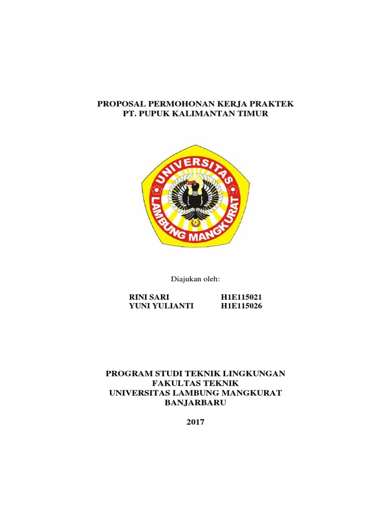 Contoh Proposal KP | PDF