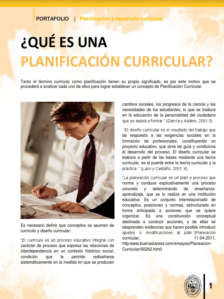 Planificación Curricular | PDF | Planificación | Plan de estudios