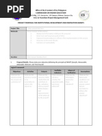 OPPM Template | PDF