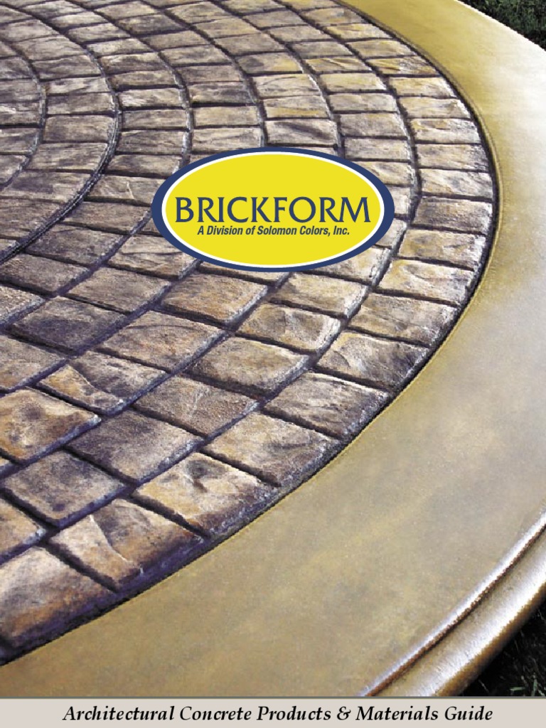 Brick Form Product Guide PDF | PDF | Slate | Concrete