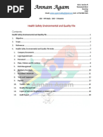 Safety File Index for OHS Compliance | PDF