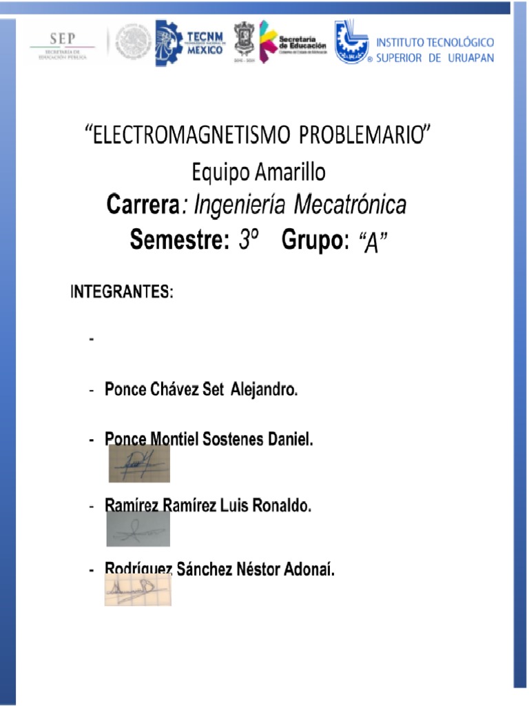 Problemario U4 Amarillo | PDF