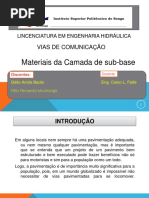 Classificação de Bases e Sub-Bases em Pavimentação | PDF | Cimento | Solo